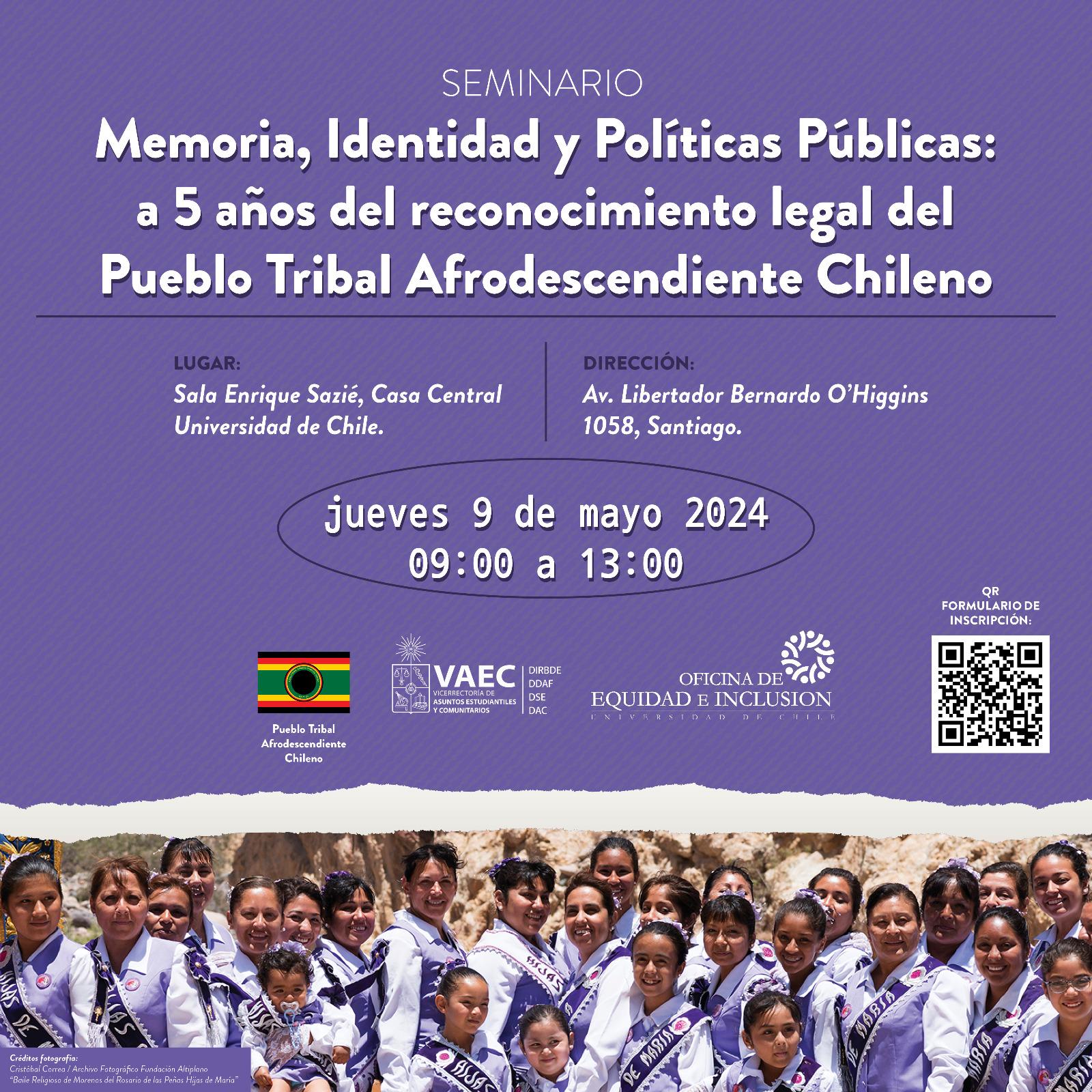 Seminario Memoria, Identidad y Políticas Públicas: a 5 años del ...