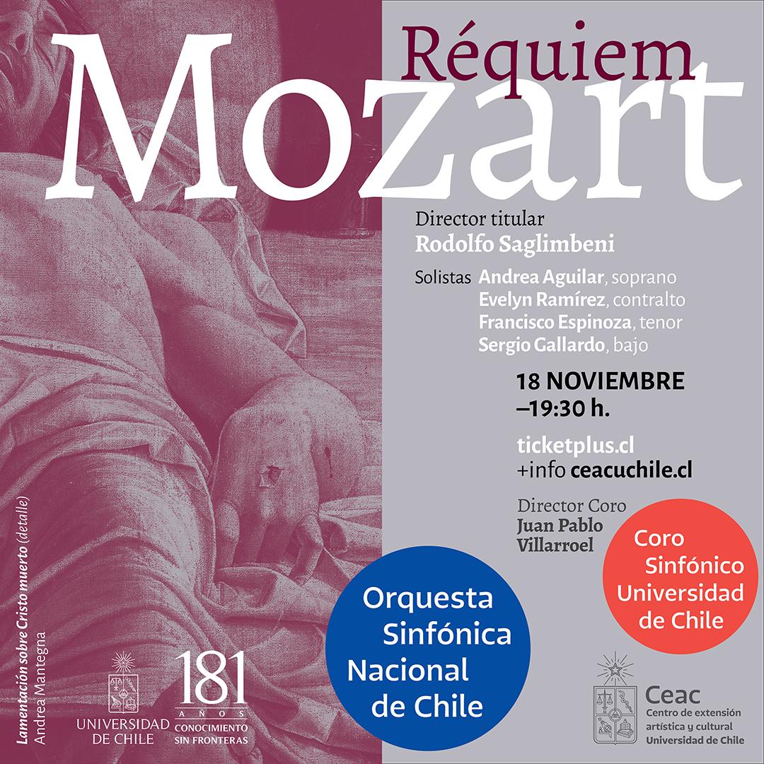 La Sinfónica Nacional y el Coro Sinfónico Universidad de Chile traen de regreso el gran Réquiem ...